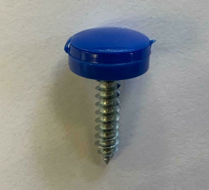 Vehicle Car Motor Licence Number Plate Cap and Screw Spare Replacement ...