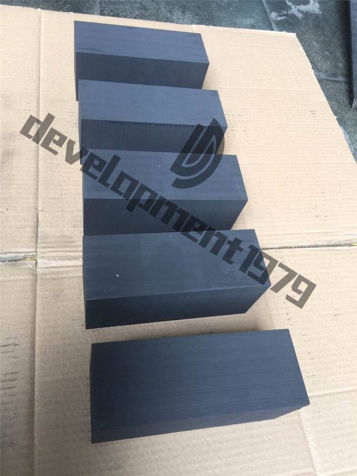 2pcs New High Purity 99.9% Graphite Ingot Block Sheet 50mm * 50mm ...