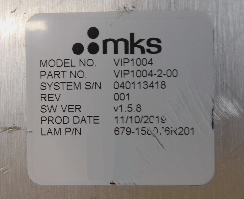 MKS Instruments VIP1004-2-00 VI Probe Module VIP1004 Lot of 2 Working ...