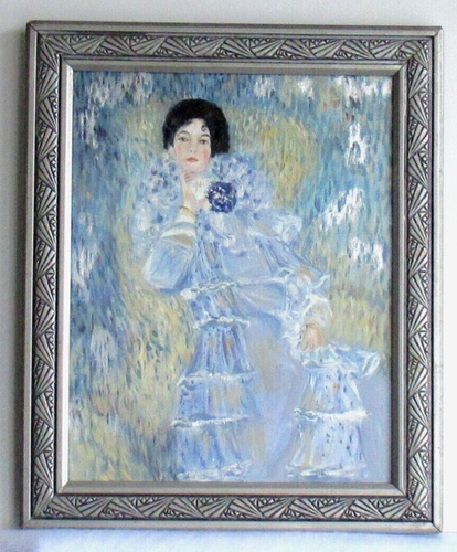 Gustav Klimt! (Handmade) Oil Painting on Cardboard | eBay