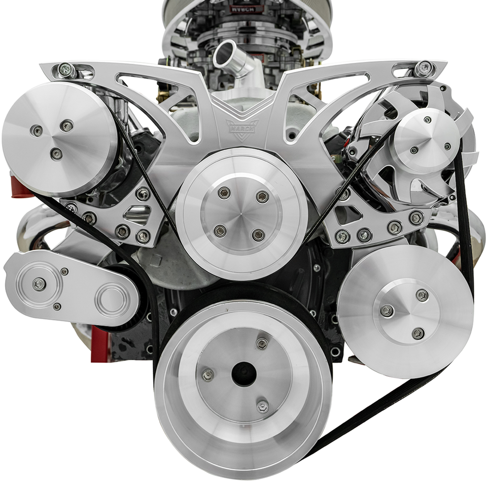 Big Block Chevy Style Track All inclusive Serpentine System BBC 454 ...