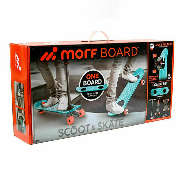 MorfBoard 50265 Scooter and Skateboard Combo Set - Blue for sale online ...