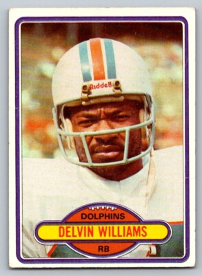 1980 Topps #115 Delvin Williams Miami Dolphins | eBay