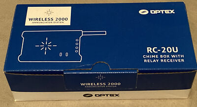 Optex Wireless 2000 Chime Box With Relay (RC-20U) NEW IN BOX | eBay