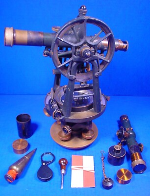 1928 Berger Mining Surveying Transit w/Side Scope and Counterweight | eBay