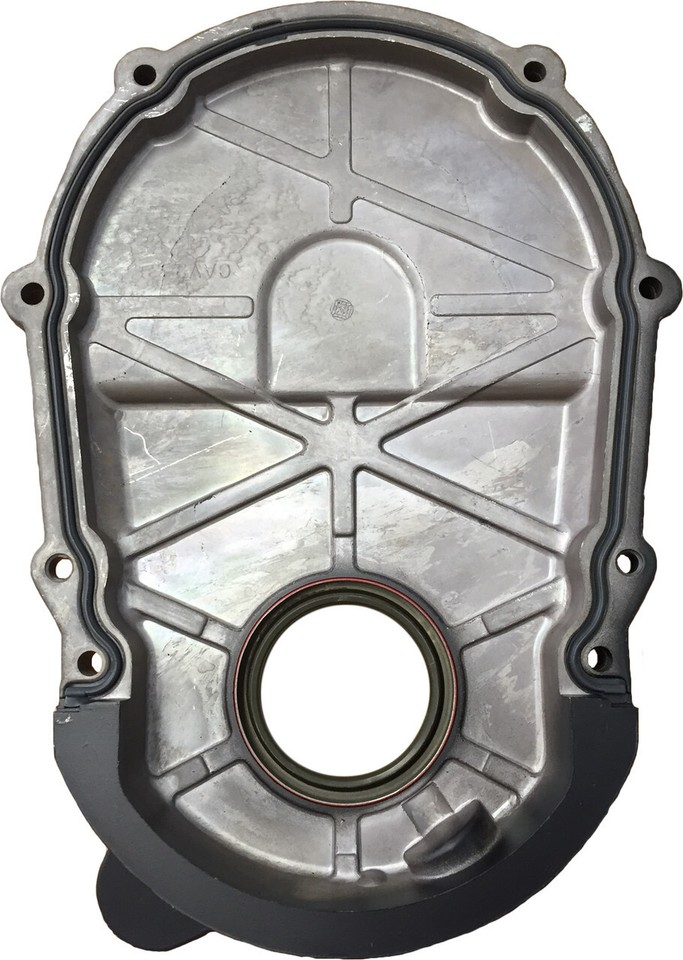 New OEM 7.4L, 454 & 8.2L, 502 Marine Aluminum Timing Cover - Mercruiser ...