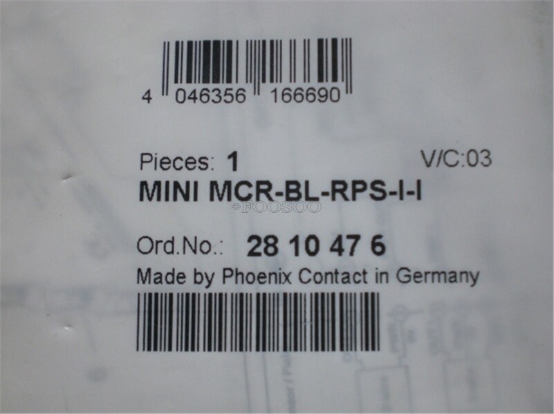 1Pc Phoenix Isolator Mini Mcr-Bl-Rps-I-I ph | eBay