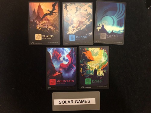 MTG FULL ART IXALAN LANDS | FULL SET | LOST CAVERNS OF IXALAN MYTHIC ...