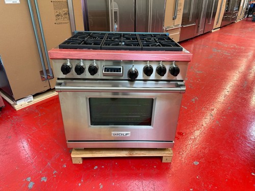 36” Wolf Dual Fuel Range DF366 (Used Natural Gas) | eBay