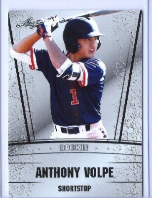 "RARE" ANTHONY VOLPE 2019 "SILVER EDITION" ROOKIE CARD #RS-26! NEW YORK ...
