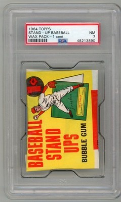 1964 Topps Stand-Up Baseball Unopened Wax Pack - PSA 7 | eBay
