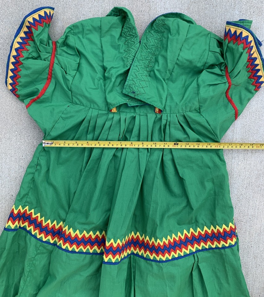 Native Indian Patchwork Dress Womens Vintage Handmade | eBay