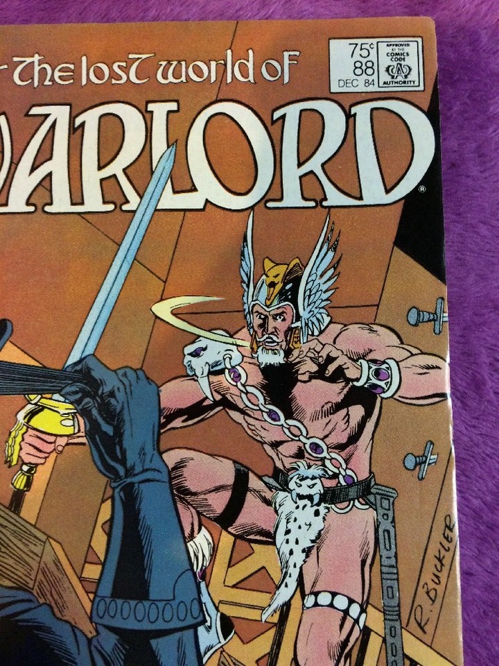 The warlord #88 rare bronze age signed by gary cohn dc comics comic ...