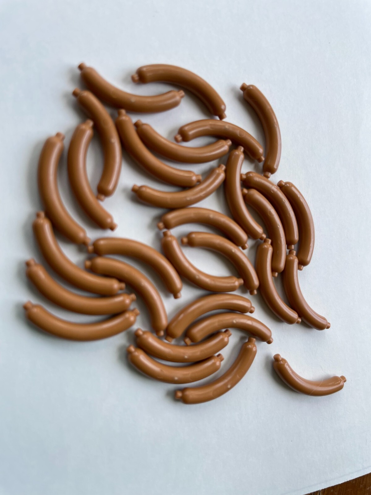 LEGO-NEW-#33078--MEDIUM NOUGAT-HOT DOG/SAUSAGE-5 PIECES | eBay