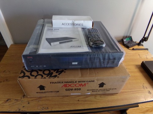 ADCOM GDV-850 PROGRESSIVE SCAN DVD AUDIO/VIDEO PLAYER NEW IN BOX | eBay
