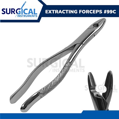 Extracting Forceps Dental Surgical Instruments #99C Stainless German ...