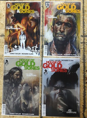 House of Gold & Bones #1-4 Set Dark Horse Slipknot Corey Taylor Near ...
