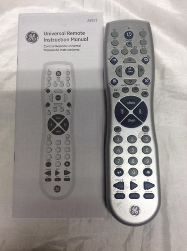 GE Universal Remote #24927 W/ Instruction Manual works comes with ...