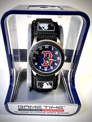 Game Time Watch Boston Red Sox MLB Youth / Ladies Rookie Black ...