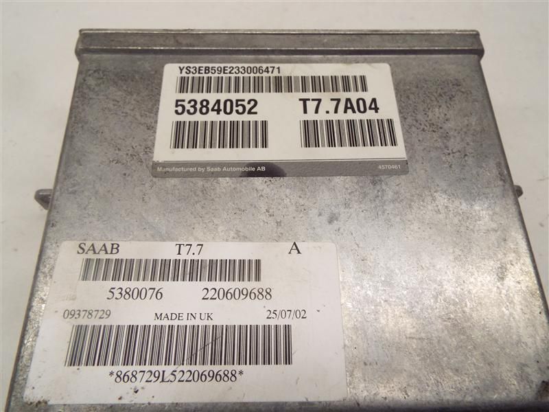 Engine ECM Electronic Control Module Trionic 4 Cylinder Fits 03 SAAB 9 ...