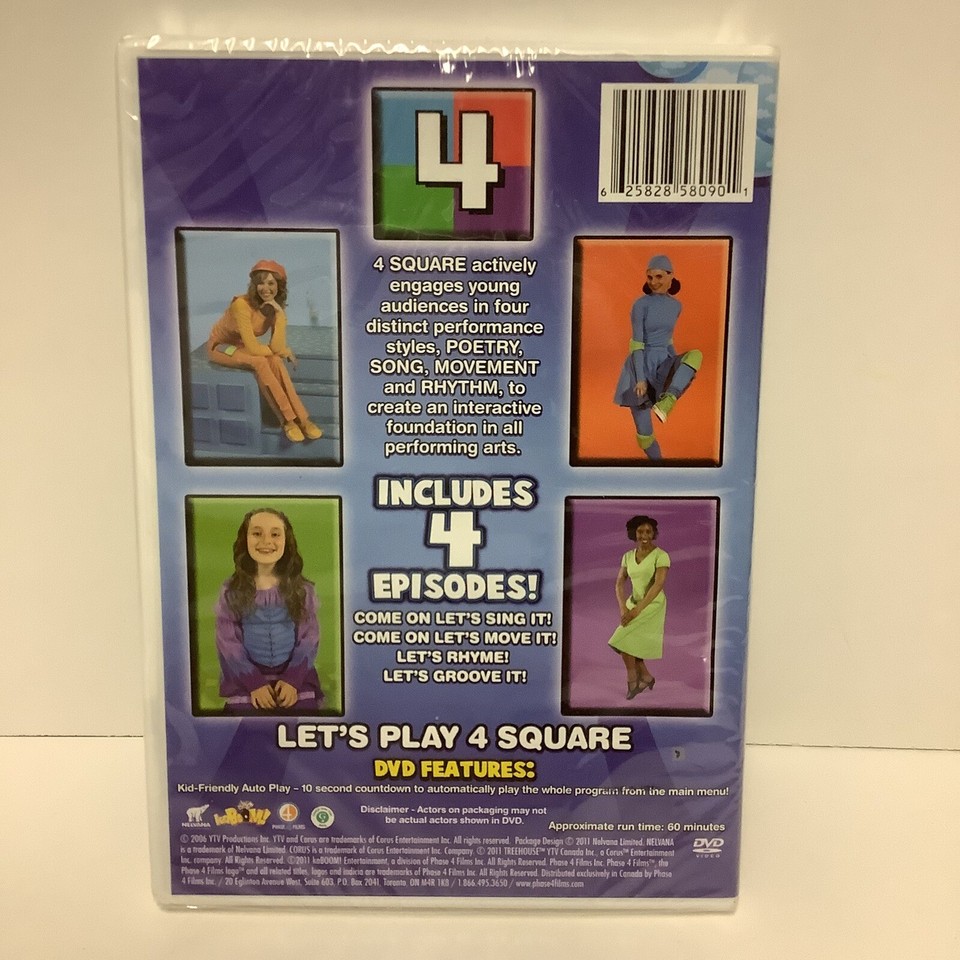 Treehouse Presents The Best of 4 Square DVD Children's TV Show 4 ...