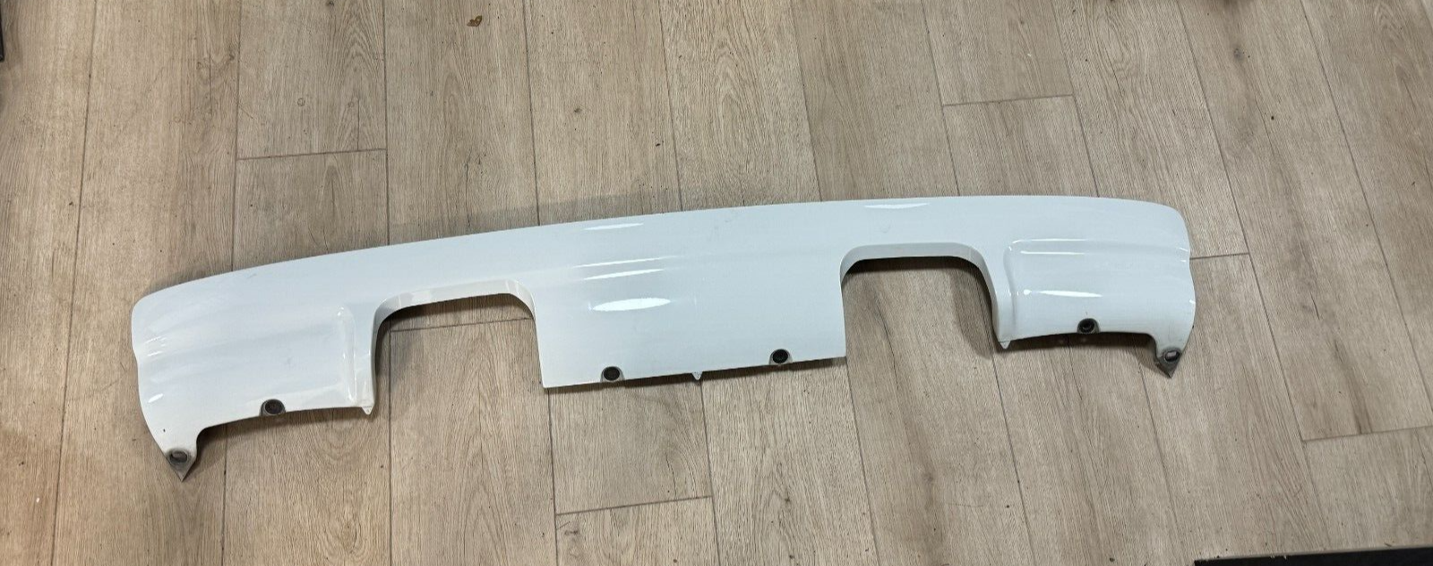 BMW E46 M3 OEM White Rear Bumper Valance Diffuser | eBay