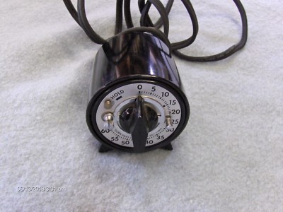 Vintage Mark Time M H Rhodes 78100 Darkroom Timer 0-60 seconds Works ...