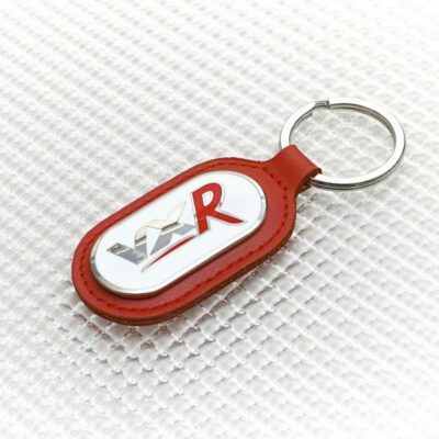 Richbrook Official Vauxhall VXR Keyring Key Ring Red - Genuine Leather ...