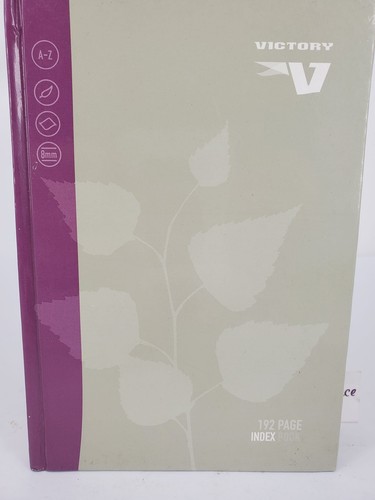 Victory B6 Indexed Note Book 192 Page 182 x 128mm 8mm Ruled VIB010 | eBay