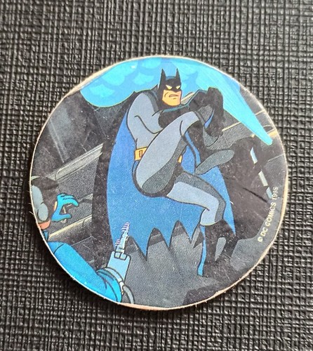 Pog BATMAN 58 DC COMICS 1995 Pogs Kini Kinis Slammers Caps Tazos Retro ...