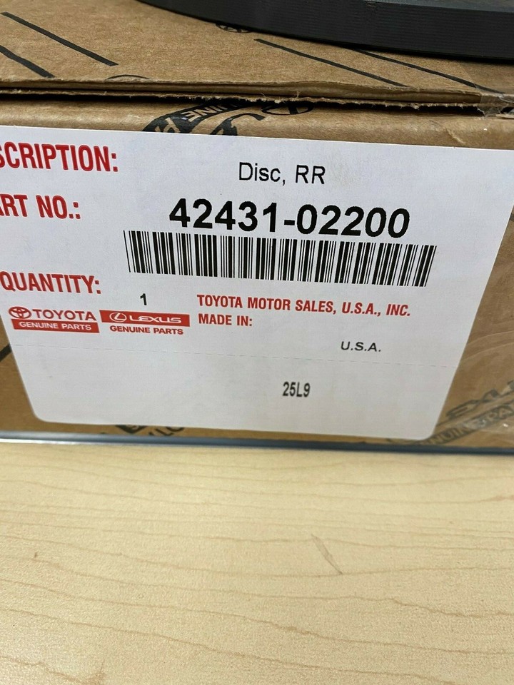 2009-2018 TOYOTA COROLLA S SE S-PLUS XRS NEW REAR DISC BRAKE KIT ...