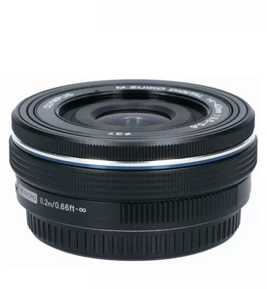 M.Zuiko 14-42mm f/3.5-5.6 EZ Lens for Olympus Panasonic M4/3-Mount ...