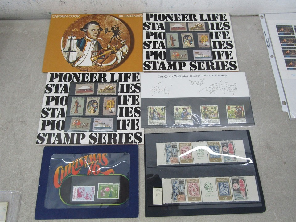 Nystamps Worldwide Large many mint stamp collection albums 36 pound ...
