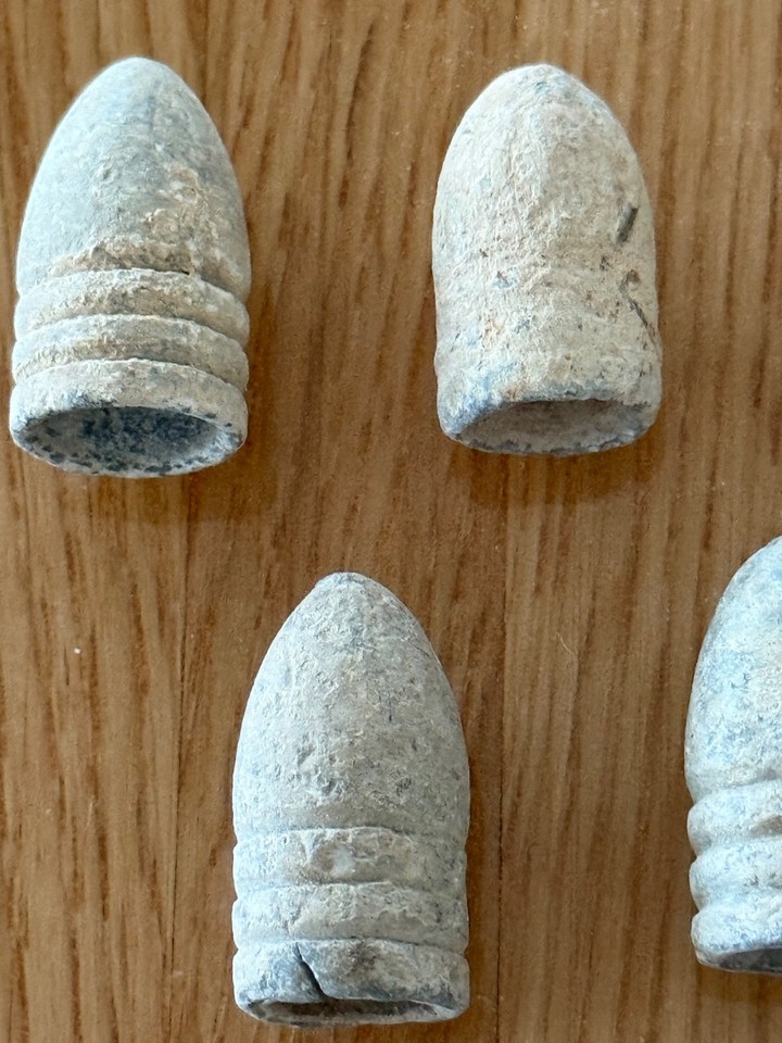 10 CIVIL WAR BULLETS CHEWED SMASHED SHOT MINI BALLS DUG EASTERN NORTH ...