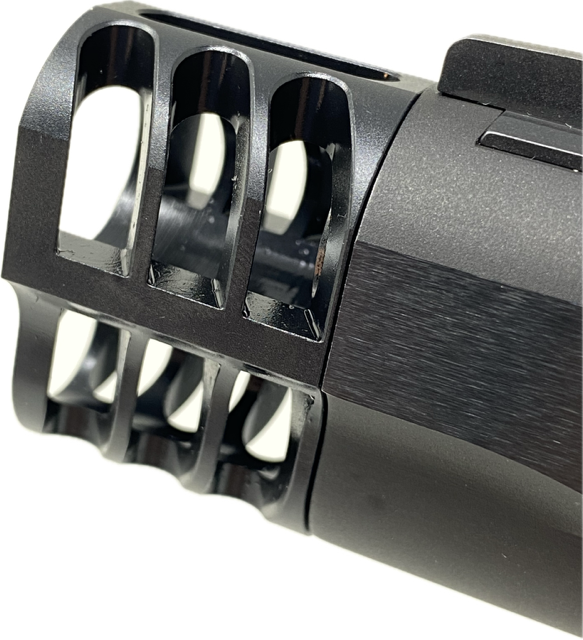 1911 Compensator Brake - Muzzle Brake -Top and Bottom SLOTS 45acp ...