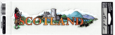 NIP Stickopotamus Sticko SCOTLAND Country Scrapbook Embellishment ...