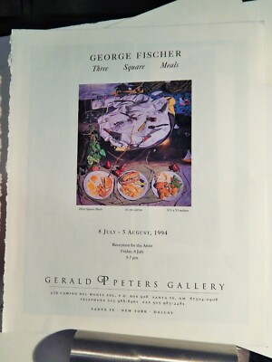 GEORGE FISCHER ART PIECES VTG ORIG 1994 ADVERTISEMENT | eBay