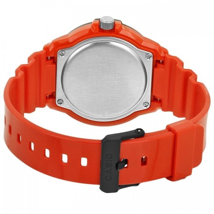 Casio Collection MRW-200HC-4BVDF Red Diver Style Quartz Date Waterproof ...