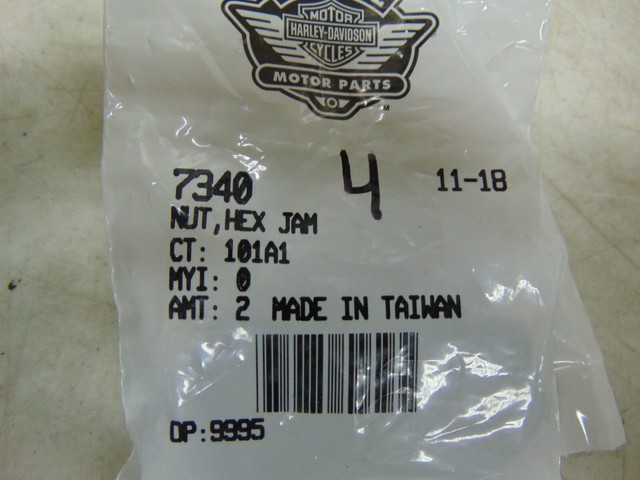 OEM Harley-Davidson 7340 Hex Jam Nut NOS for sale online | eBay
