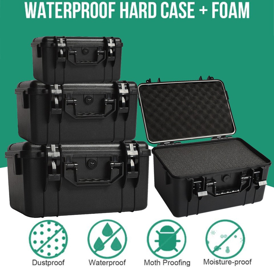 Large Hard Flight Case Foam Camera Photography Carry Storage Tool Box w ...