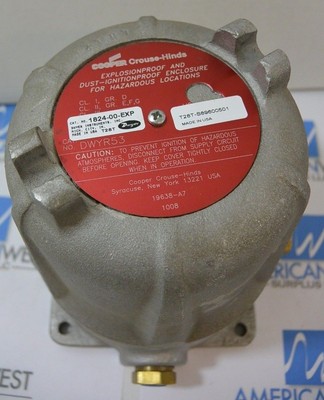 Boxes & Enclosures - Crouse Hinds Explosion Proof