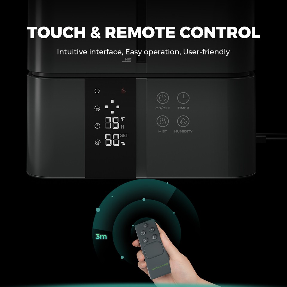 Mars Hydro 5L Ultrasonic Cool Mist Humidifier Air Humidifier for Plants ...