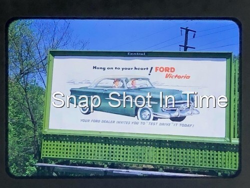 1952 Ford Victoria Car Billboard Advertising Slide 35 mm | eBay