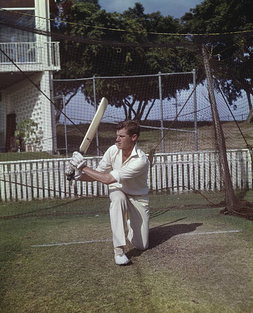 Old Large Cricket Photo Australian Test Match Cricketer Bob Cowper 1968 ...