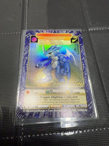 Digimon Card Exveemon BO-118 Digi Battle Series 3 HOLO Foil | eBay