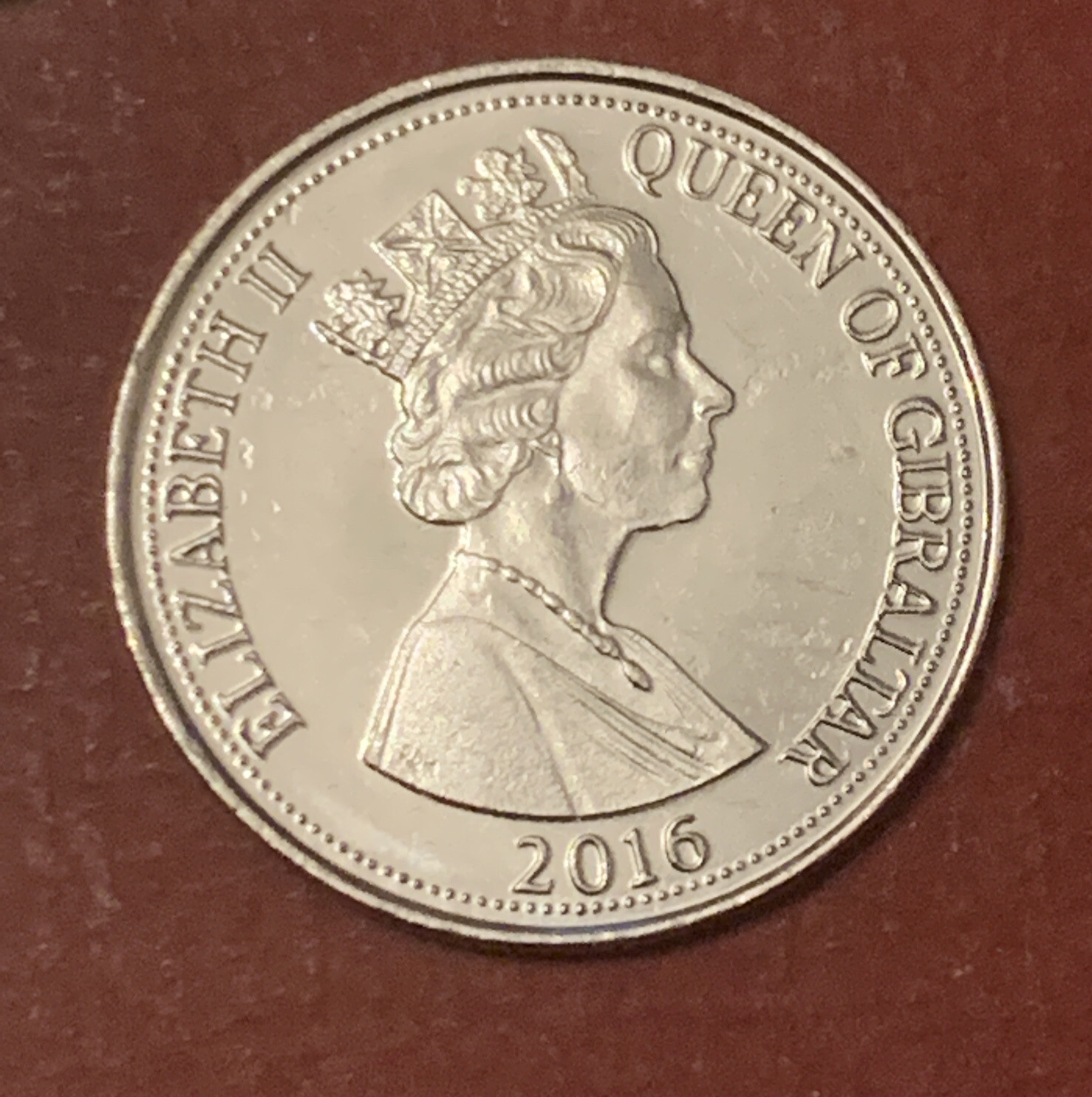 2016 Gibraltar 10p Coin Ten Pence coin UNC From Sealed Bag Barbary ...