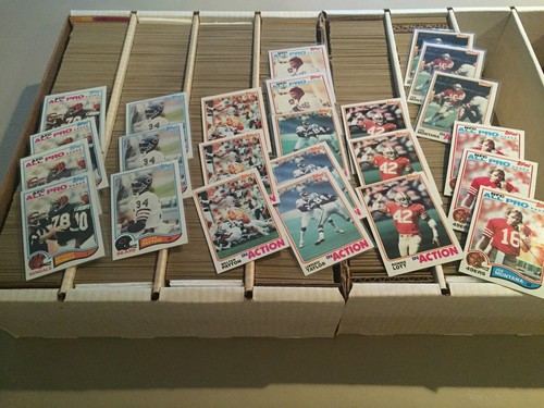 Complete Your 1982 TOPPS FOOTBALL SET EXMT or Better Pick 30 Points ...