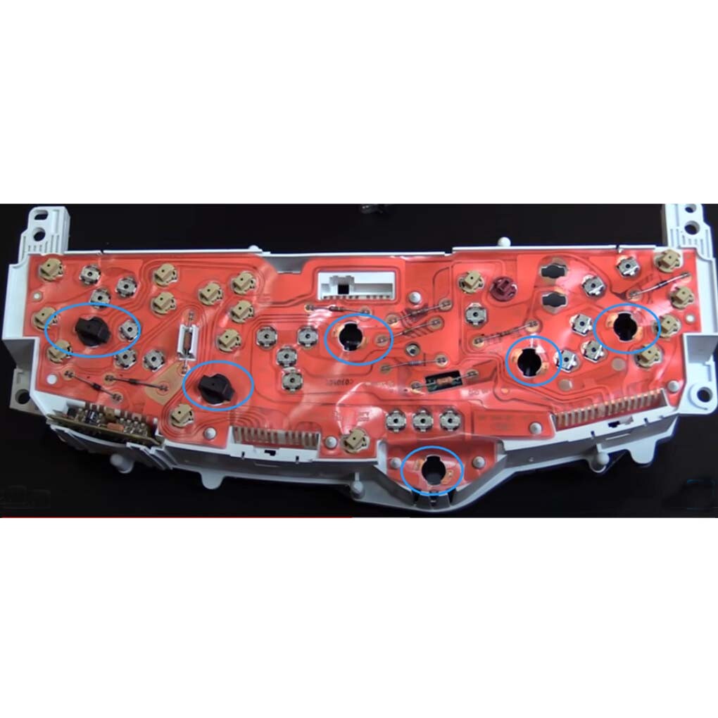 Dash Instrument Cluster Gauge White LED LIGHT KIT Fits 1995-2003 Ford ...