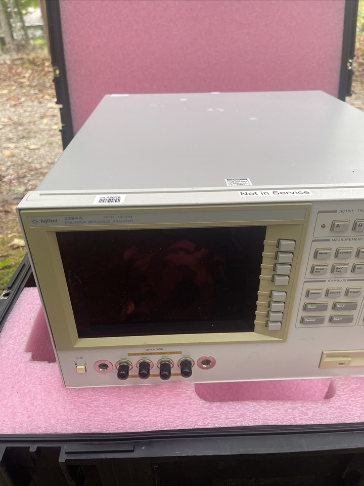 Agilent 4294A Precision Impedance Analyzer EXCELLENT WITH HARD CASE! | eBay