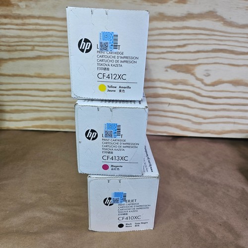 GENUINE HP 410X SET CF410XC CF413XC CF412XC High Yield LaserJet Toner ...